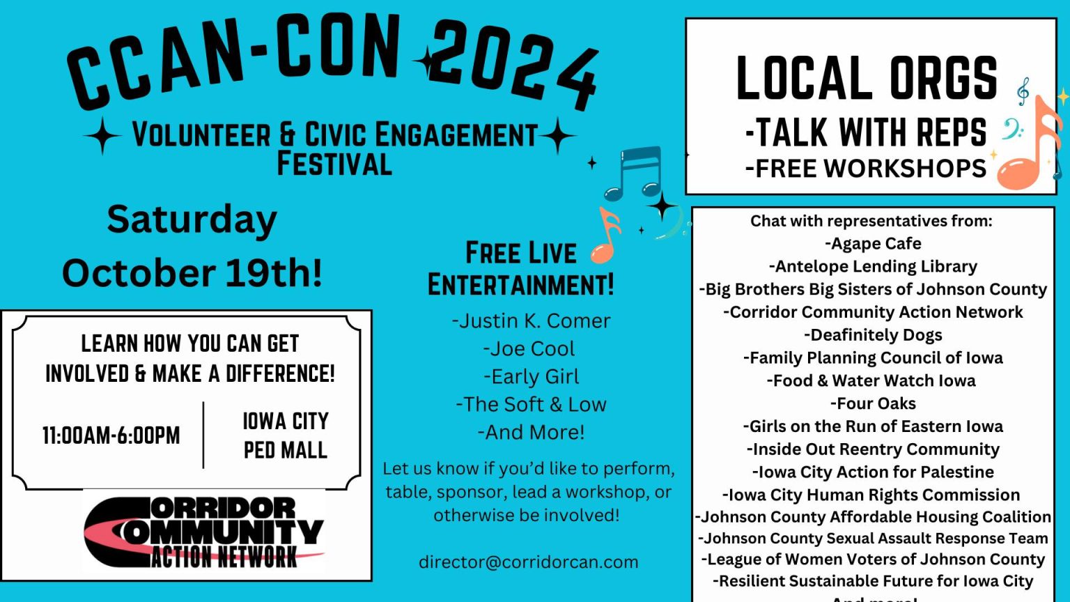 CCAN-Con 2024 | Think Iowa City