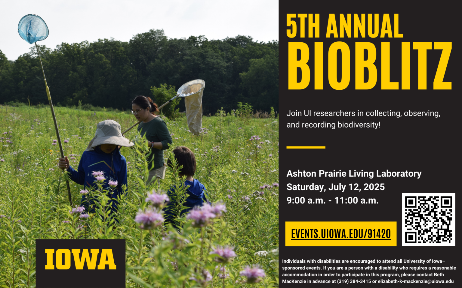 5th Annual BioBlitz At The Ashton Prairie Living Laboratory | Think ...
